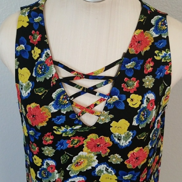 ECI | Dresses | Floral Dress Size Small Beige By Eci Brand | Poshmark